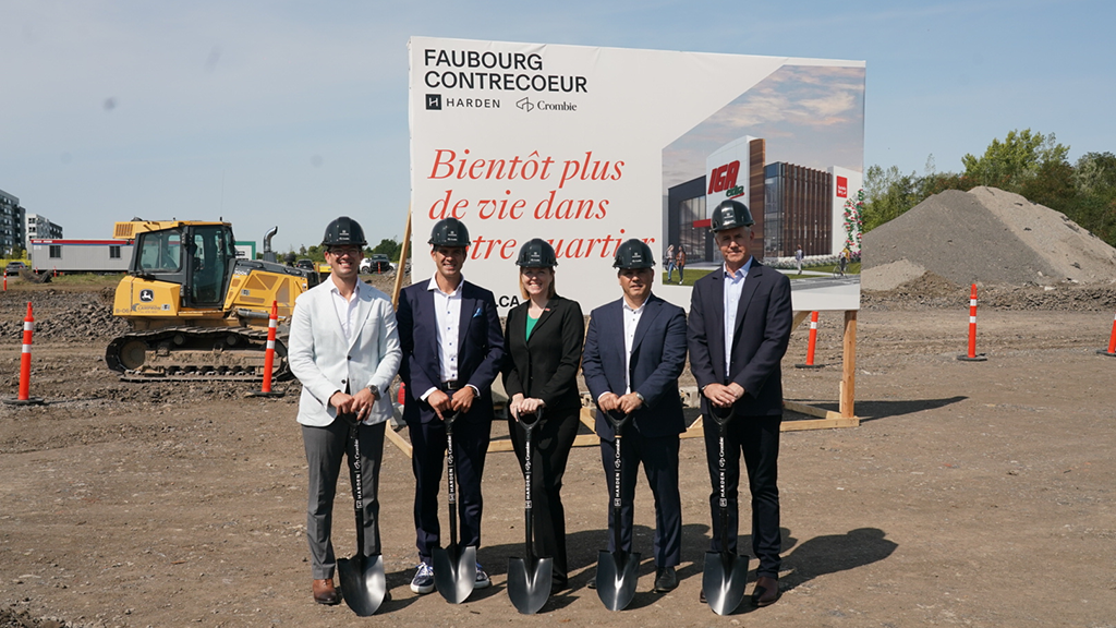Commercial project Faubourg Contrecœur breaks ground in Quebec ...